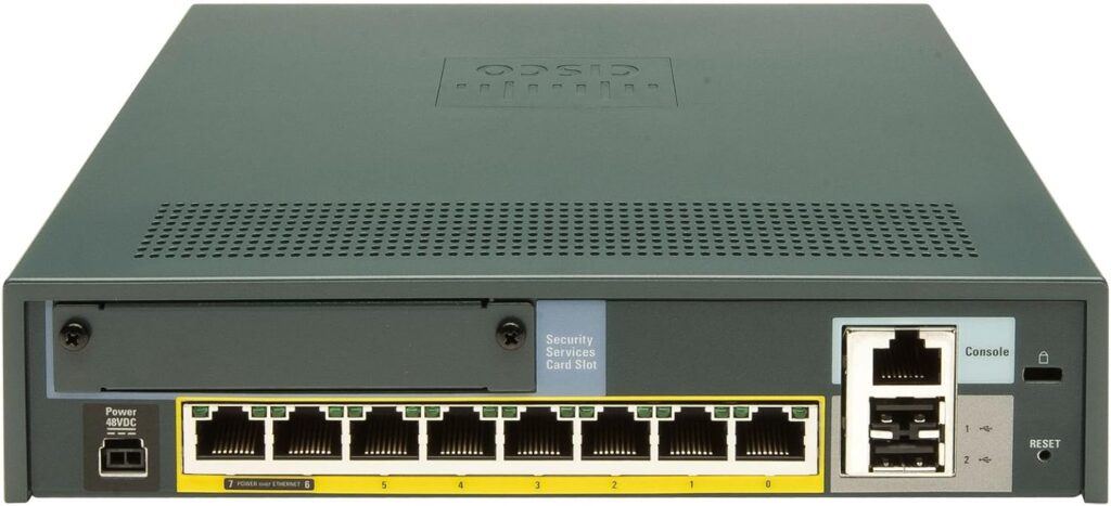 PoE CISCO – ASA5505-BUN-K9 5505 Firewall Edition Bundle 95505