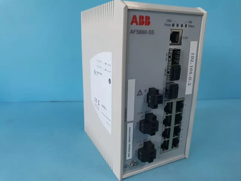 ABB AFS660-SR DIN Rail Ruggedized Ethernet Switch